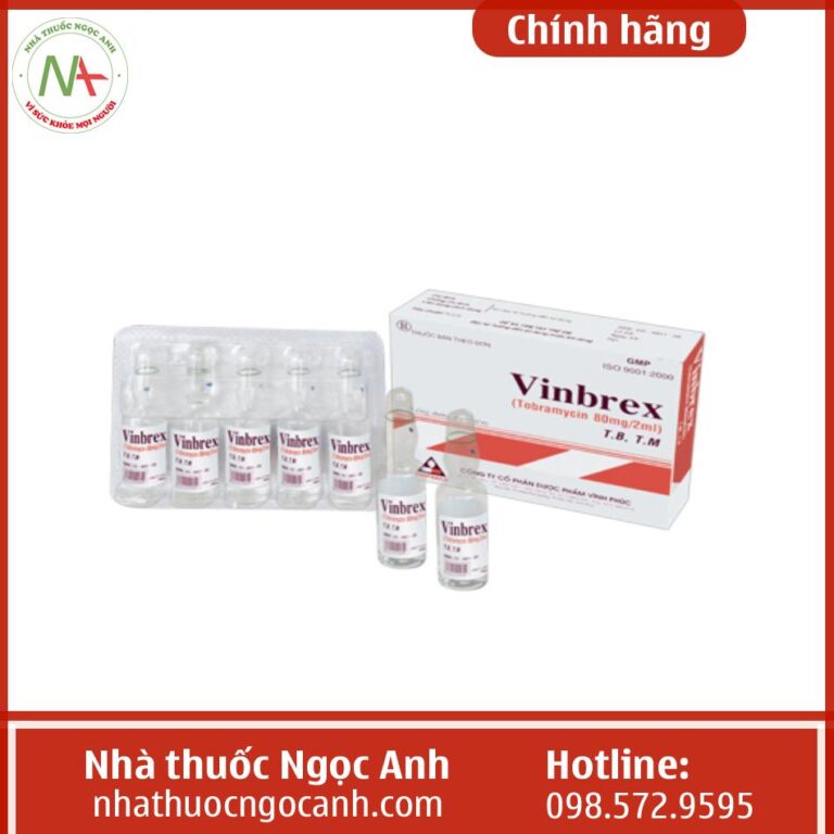 Thuốc Vinbrex 80mg/2ml có tác dụng gì, giá bao nhiêu, mua ở đâu
