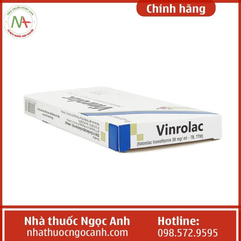 Thuốc Vinrolac 30mg/ml là thuốc gì, giá bao nhiêu, mua ở đâu?