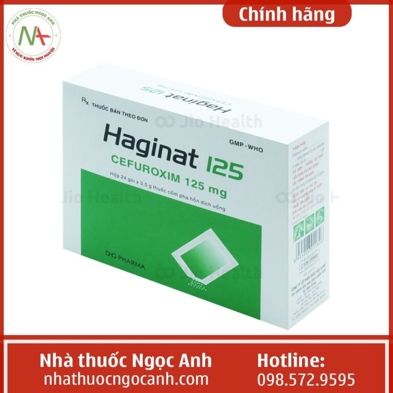 Thuốc Haginat 125 có phải kháng sinh không, giá bao nhiêu, mua ở đâu