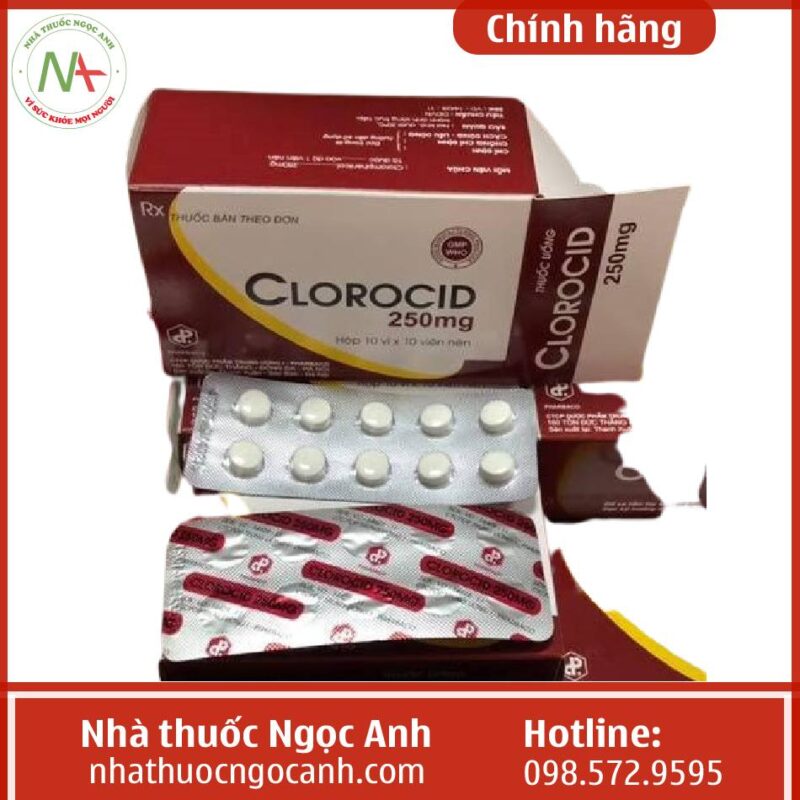 Thuốc Clorocid 250mg Pharbaco là thuốc gì, giá bao nhiêu, mua ở đâu