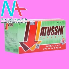 Thuốc Atussin: Công dụng, liều dùng, lưu ý tác dụng phụ, giá bán