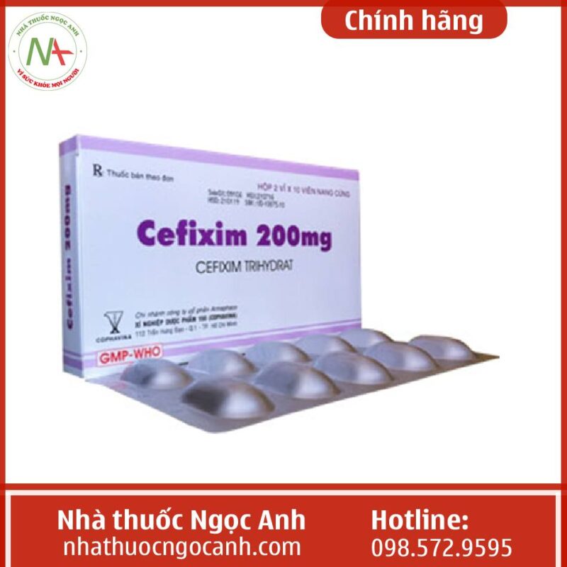 Thuốc Cefixim 200mg Armephaco là thuốc gì, giá bao nhiêu, mua ở đâu