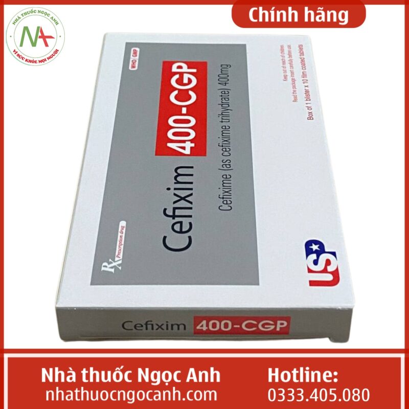 Thuốc Cefixim 400-CGP là thuốc gì? Giá bao nhiêu? Mua ở đâu?