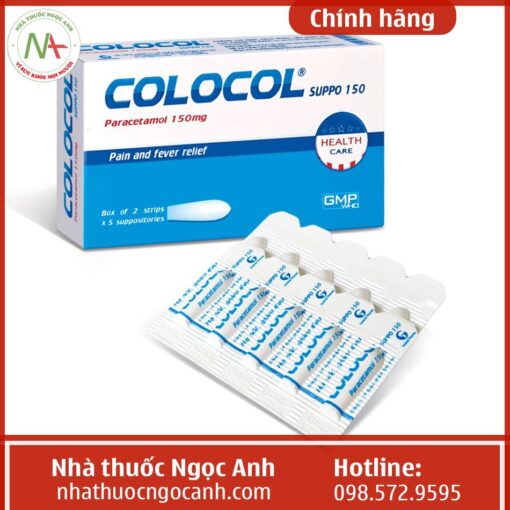 Thuốc Colocol Suppo 150 có tác dụng gì, giá bao nhiêu, mua ở đâu