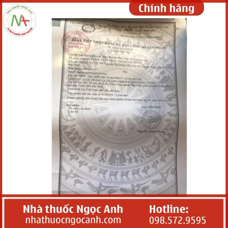 Thuốc E-Lyver là thuốc gì, có tác dụng gì, giá bao nhiêu, mua ở đâu