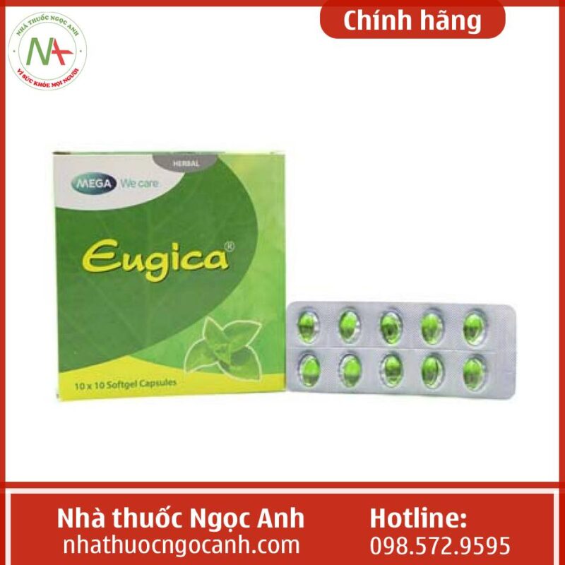 Thuốc Eugica xanh là thuốc gì, liều dùng, giá bao nhiêu, mua ở đâu