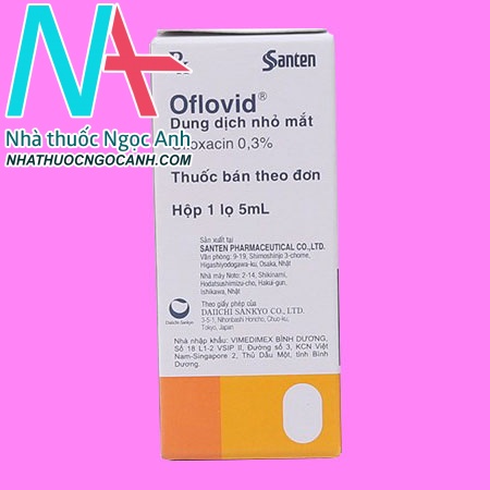 Thuốc nhỏ mắt Oflovid: Công dụng, liều dùng, lưu ý tác dụng phụ, giá bán