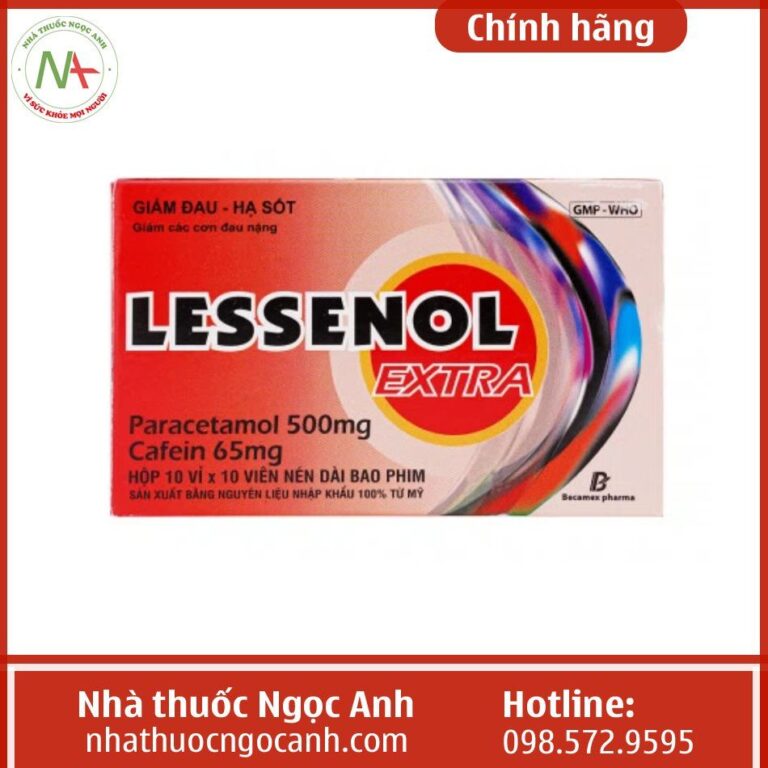 Thuốc Lessenol Extra là thuốc gì, có tác dụng gì, giá bao nhiêu, mua ở đâu?