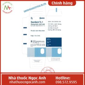 Thuốc nhỏ mắt Sanlein 0,1% công dụng, giá bao nhiêu, mua ở đâu