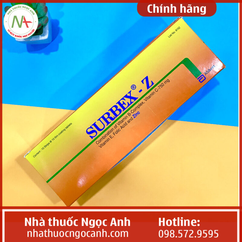 Thuốc Surbex-Z: Công dụng, liều dùng, lưu ý tác dụng phụ, giá bán