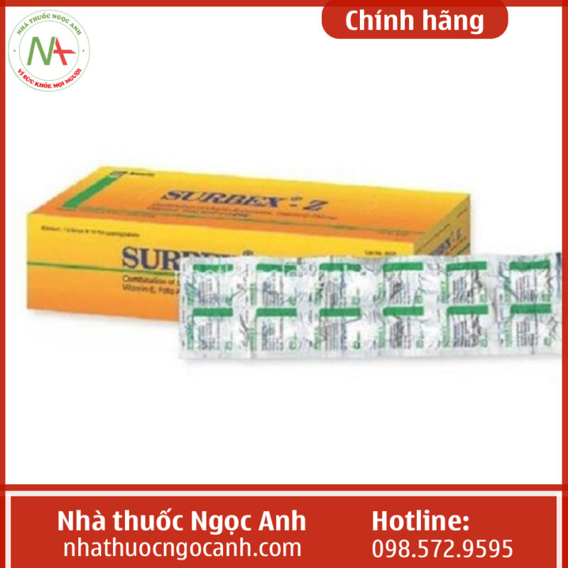 Thuốc Surbex - Z là gì, có tác dụng gì, giá bao nhiêu, mua ở đâu?