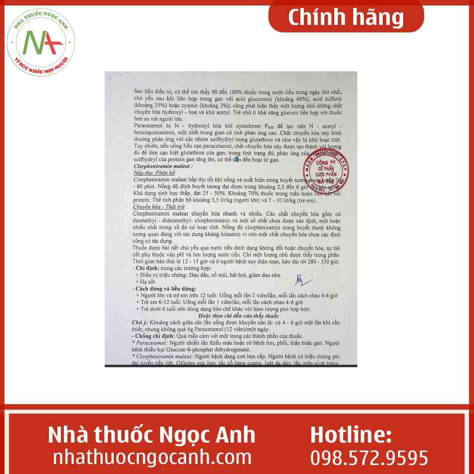 Thuốc Pacemin: Công dụng, liều dùng, lưu ý tác dụng phụ, giá bá