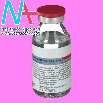 Paracetamol Kabi 1000mg: Công dụng, liều dùng, lưu ý tác dụng phụ