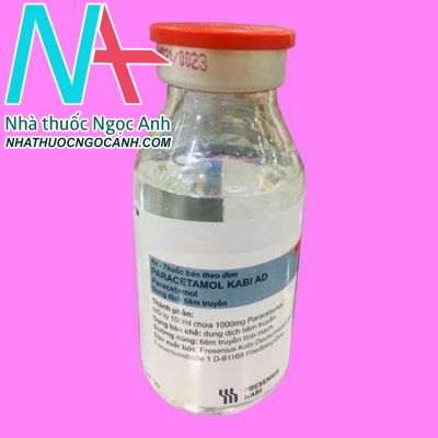Paracetamol Kabi 1000mg: Công dụng, liều dùng, lưu ý tác dụng phụ