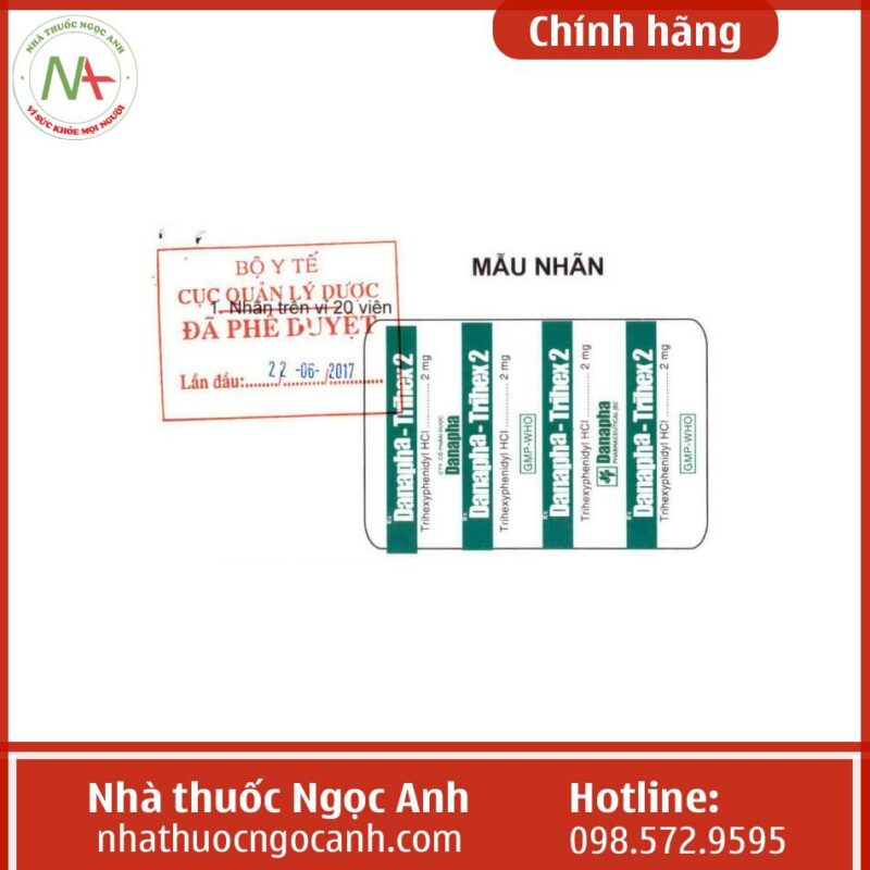 Thuốc Danapha-Trihex 2 có tác dụng gì, giá bao nhiêu, mua ở đâu?
