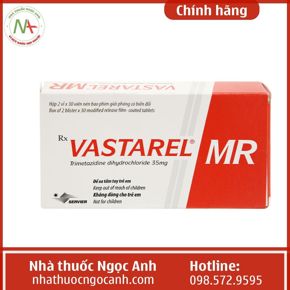 Thuốc Vastarel MR 35mg có gây hạ huyết áp không, giá bao nhiêu, mua ở đâu