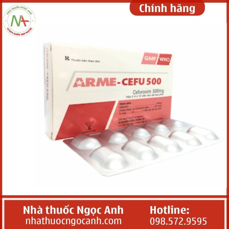 Thuốc Arme – Cefu 500 là thuốc gì, giá bao nhiêu, mua ở đâu?