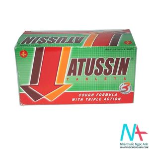 Thuốc Atussin: Công dụng, liều dùng, lưu ý tác dụng phụ, giá bán