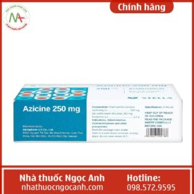 Thuốc Azicine 250 mg: Công dụng, liều lượng, lưu ý tác dụng phụ, giá bán