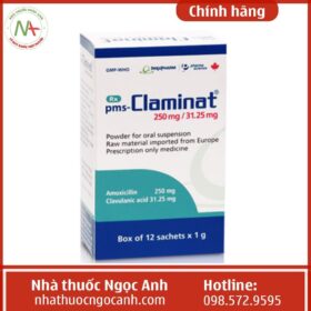 Thuốc pms-Claminat 250mg/31,25mg giá bao nhiêu, mua ở đâu?
