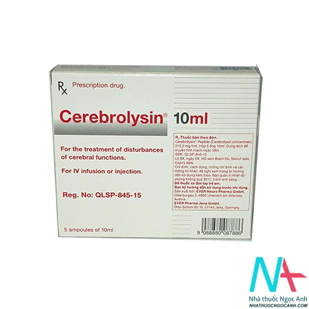 Thuốc Cerebrolysin 10ml: Công dụng, liều dùng, lưu ý tác dụng phụ