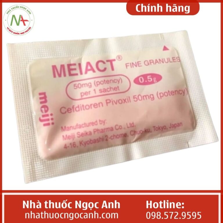 Thuốc Meiact fine granules cách dùng, giá bao nhiêu, mua ở đâu?