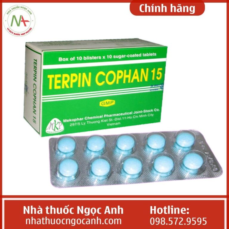 Thuốc Terpin Cophan 15 có tác dụng gì, giá bao nhiêu, mua ở đâu?