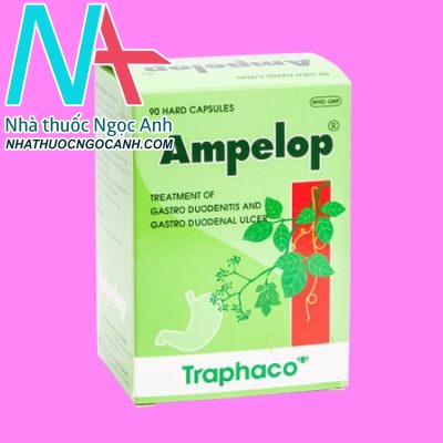 Thuốc Ampelop: Công dụng, liều dùng, lưu ý tác dụng phụ, giá bán