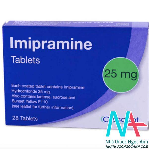 Thuốc Imipramine: Công dụng, liều dùng, lưu ý tác dụng phụ, giá bán