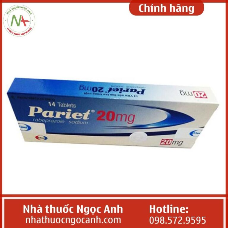Thuốc Pariet 20mg là thuốc gì, cách sử dụng, giá bao nhiêu, mua ở đâu