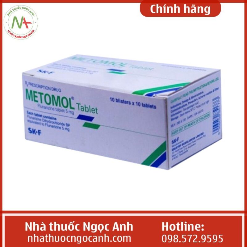 Thuốc Metomol Tablets 5mg là thuốc gì, giá bao nhiêu, mua ở đâu?