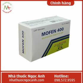 Thuốc Mofen 400 có tác dụng gì, uống mấy viên, giá bao nhiêu, mua ở đâu