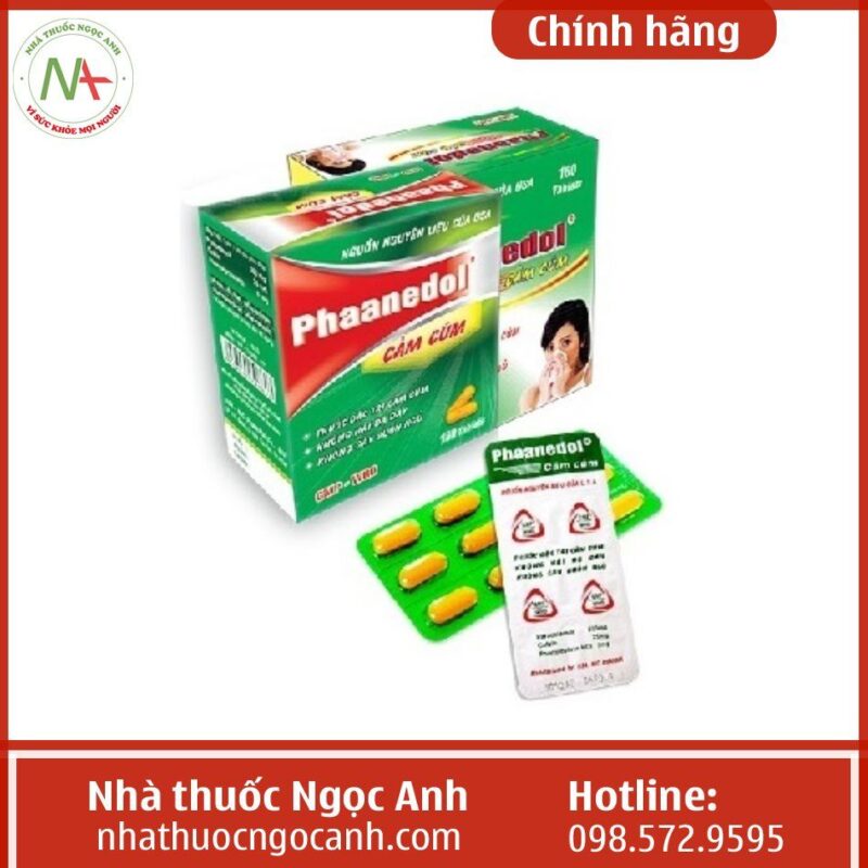 Thuốc Phaanedol cảm cúm: Công dụng, liều dùng, lưu ý tác dụng phụ,