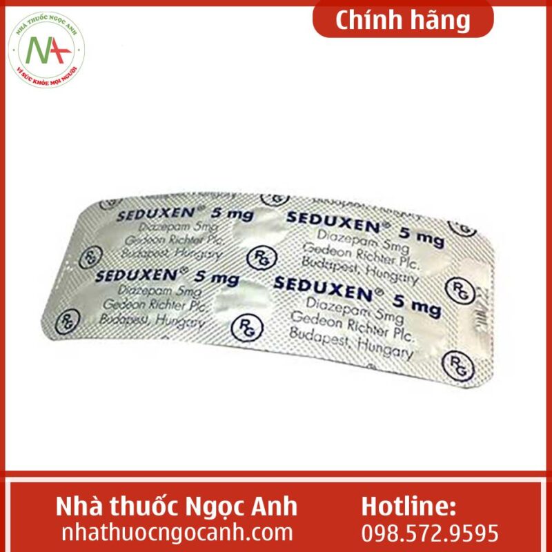 Thuốc Seduxen 5mg là thuốc gì, liều dùng, giá bao nhiêu, mua ở đâu