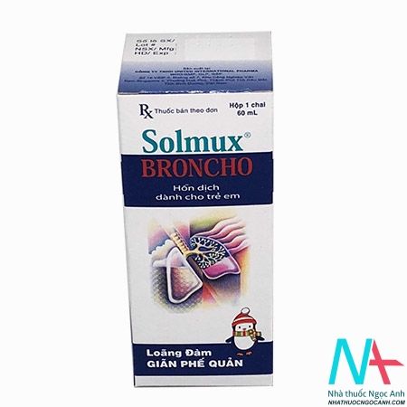 Thuốc SOLMUX BRONCHO Siro chai giá bao nhiêu? mua ở đâu?