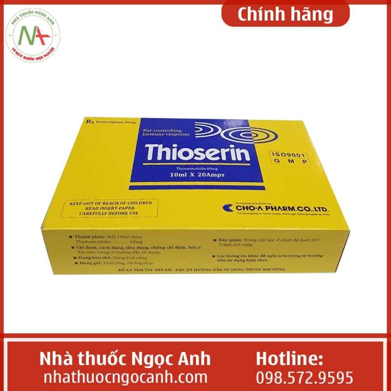 Thuốc Thioserin uống trước hay sau ăn, giá bao nhiêu, mua ở đâu