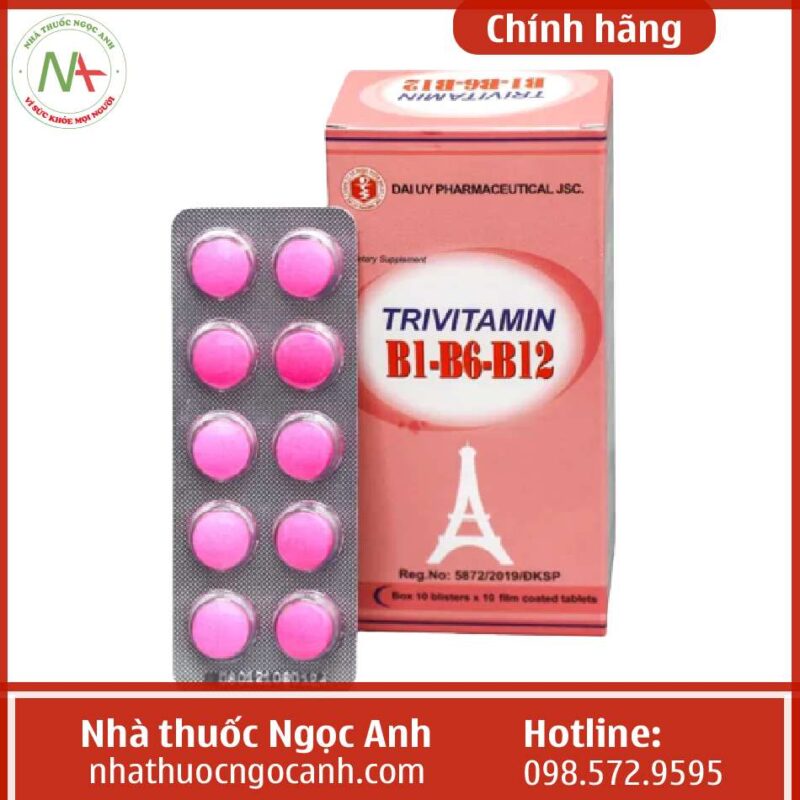 Thuốc Trivitamin B1-B6-B12 là thuốc gì, giá bao nhiêu, mua ở đâu?