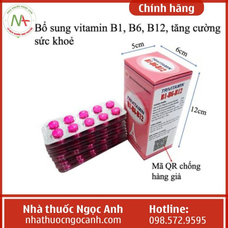 Thuốc Trivitamin B1-B6-B12 là thuốc gì, giá bao nhiêu, mua ở đâu?