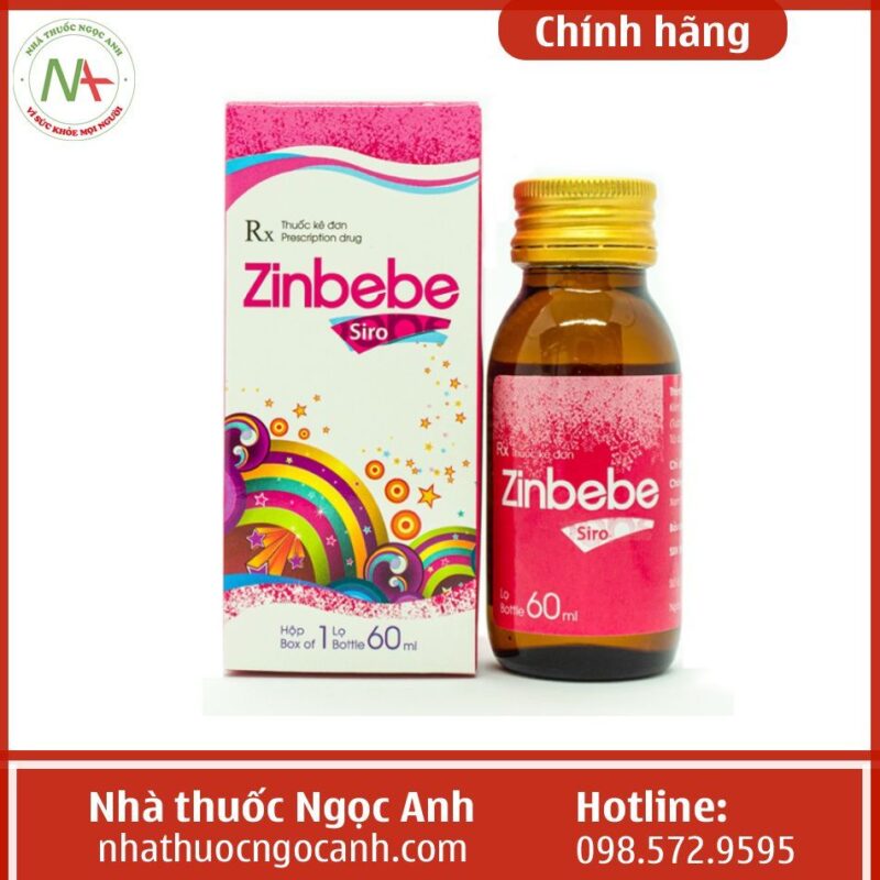 Thuốc kẽm Zinbebe 60ml uống khi nào, giá bao nhiêu, mua ở đâu?
