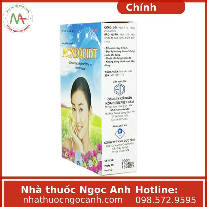 [CHÍNH HÃNG] Thuốc Acnequidt: Công dụng, liều dùng, giá bán