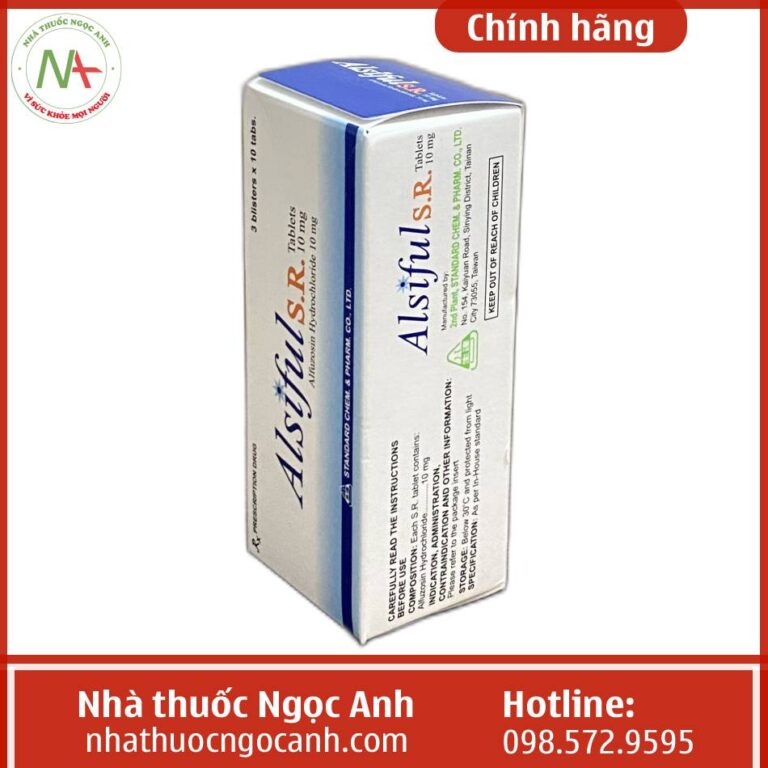 Thuốc Alsiful S.R. Tablets 10mg là thuốc gì, giá bao nhiêu, mua ở đâu