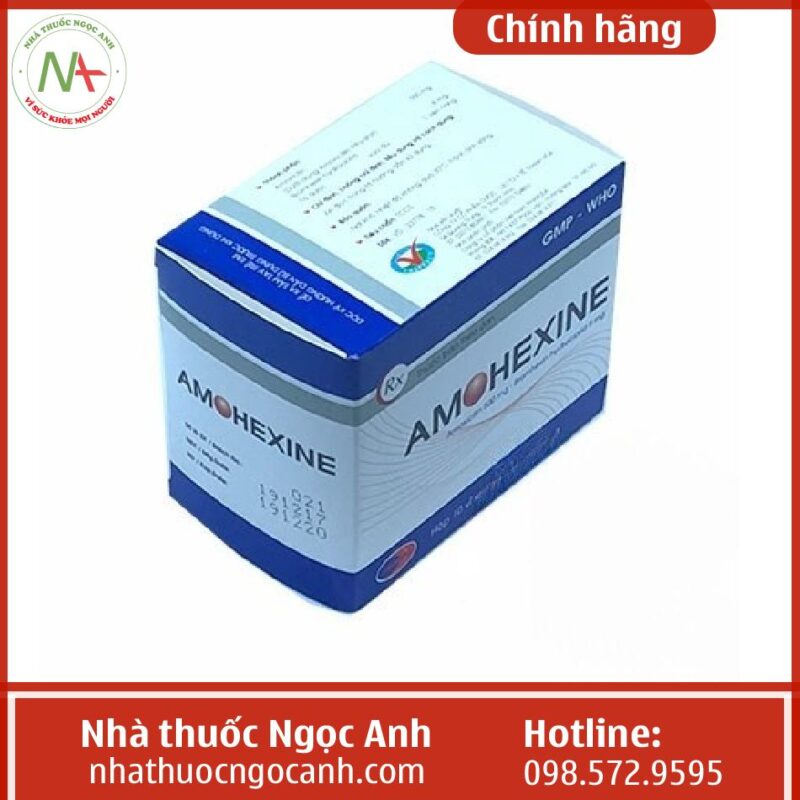 Thuốc Amohexine là thuốc gì, có tác dụng gì, giá bao nhiêu, mua ở đâu
