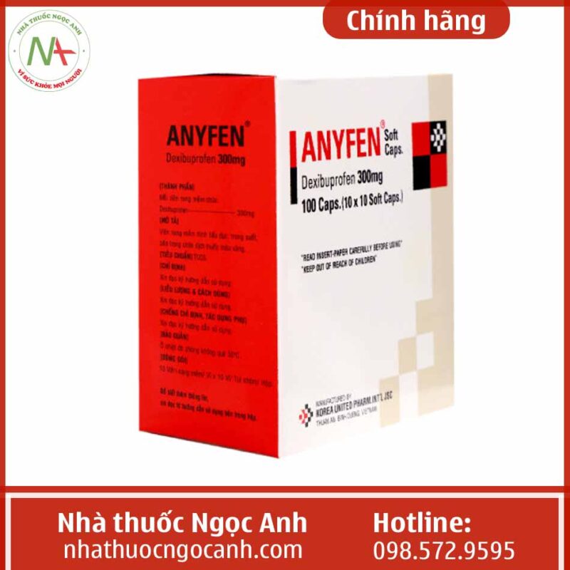 Thuốc Anyfen là thuốc gì, có tác dụng gì, giá bao nhiêu, mua ở đâu