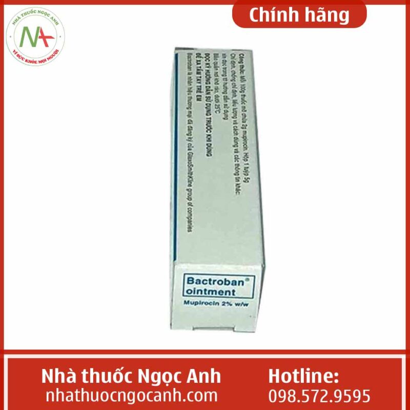 Thuốc Bactroban Ointment 5g là thuốc gì, giá bao nhiêu, mua ở đâu