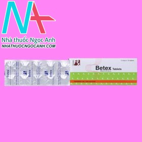 Thuốc Betex: Công dụng, liều dùng, lưu ý tác dụng phụ, giá bán