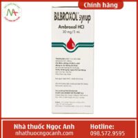 Thuốc Bilbroxol Syrup 30mg/5ml là thuốc gì, giá bao nhiêu, mua ở đâu