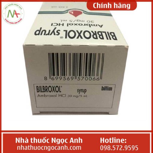 Thuốc Bilbroxol Syrup 30mg/5ml là thuốc gì, giá bao nhiêu, mua ở đâu