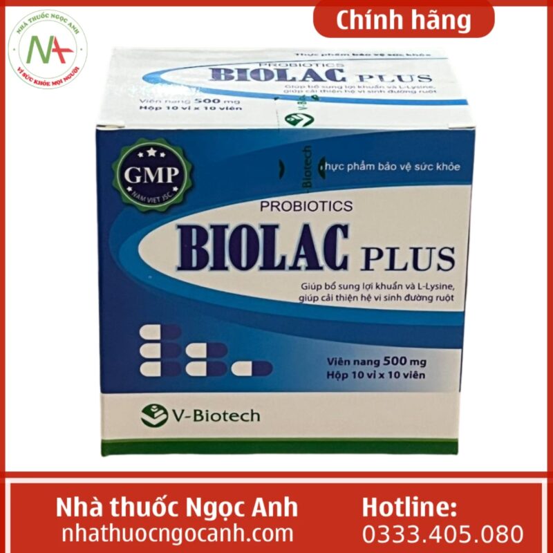 Thuốc Biolac Plus (dạng viên) là thuốc gì, giá bao nhiêu, mua ở đâu