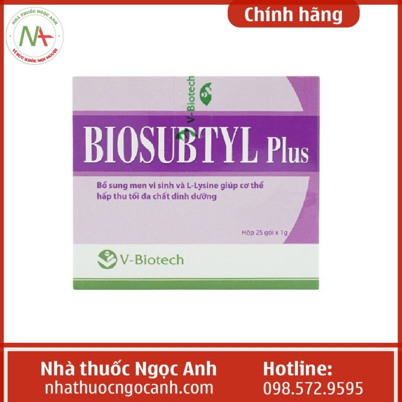 Biosubtyl Plus là thuốc gì, có tác dụng gì, giá bao nhiêu, mua ở đâu