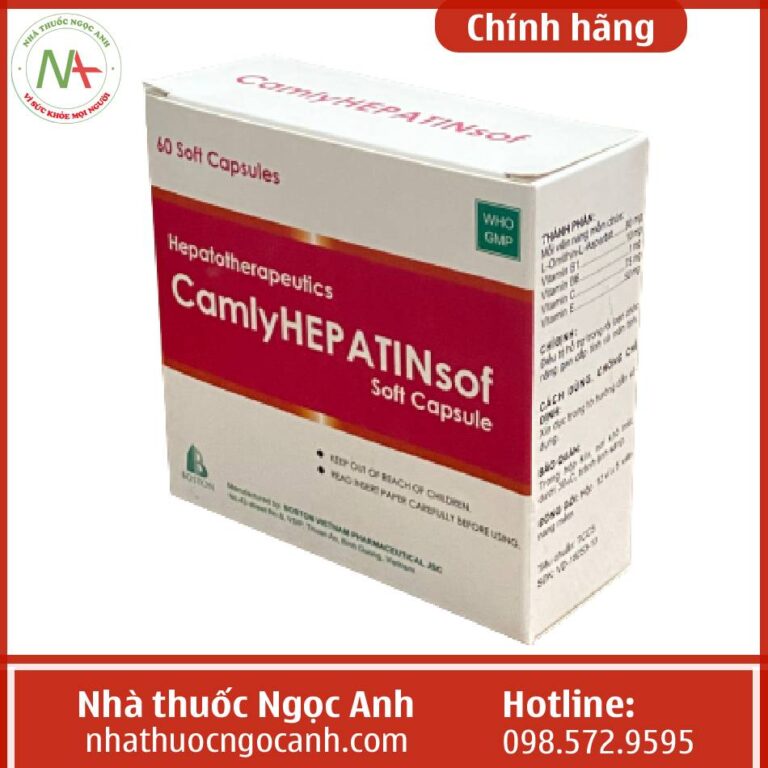 Thuốc CamlyHEPATINsof là thuốc gì, thành phần, giá bao nhiêu, mua ở đâu